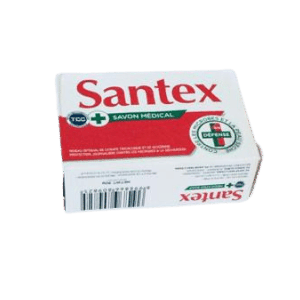 Large Santex medicated soap bar (Red) – 200g